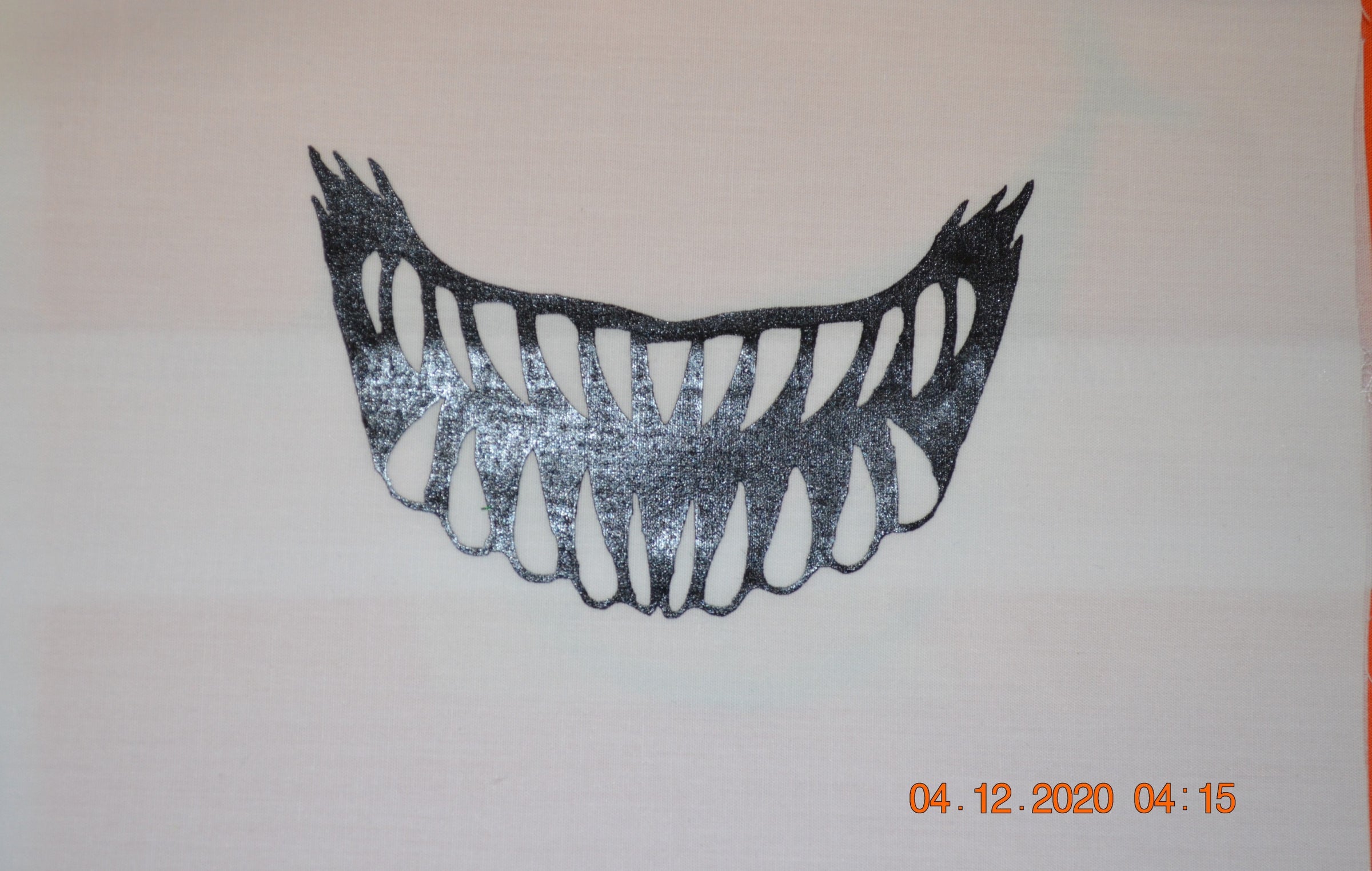Scary Mouth Drawing